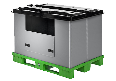 The All in One Pallet Container 800x600 is a revolution in foldable ...