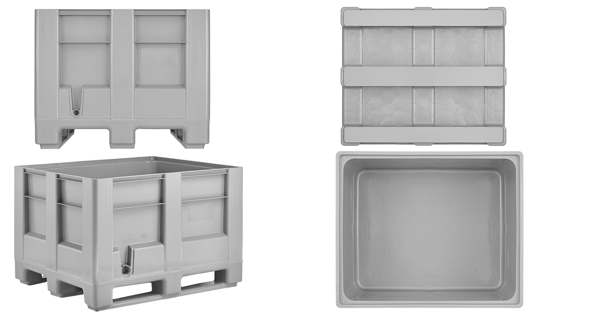 Pallet box IP-HB-3. The smart pallet boxes for your logistics processes